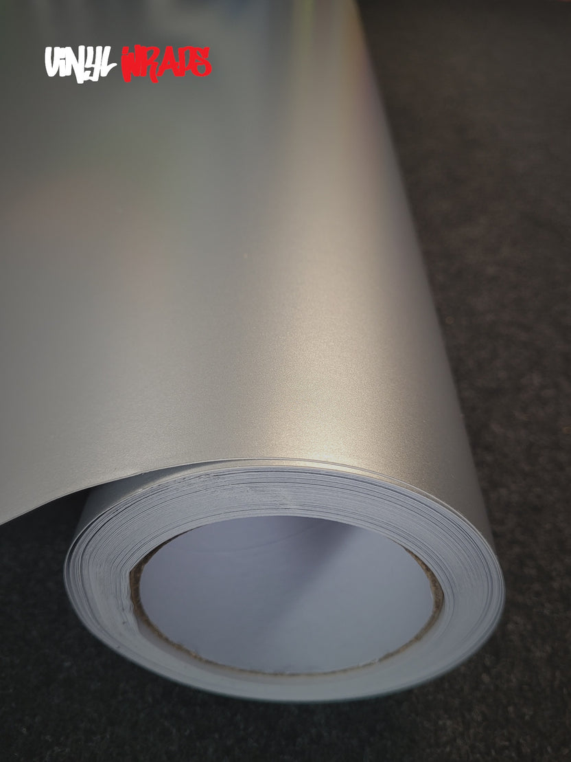 Metallic Silver Vinyl Wrap