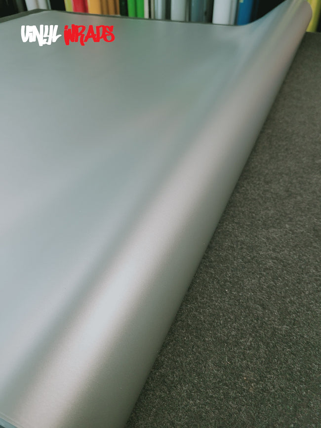 Metallic Silver Vinyl Wrap