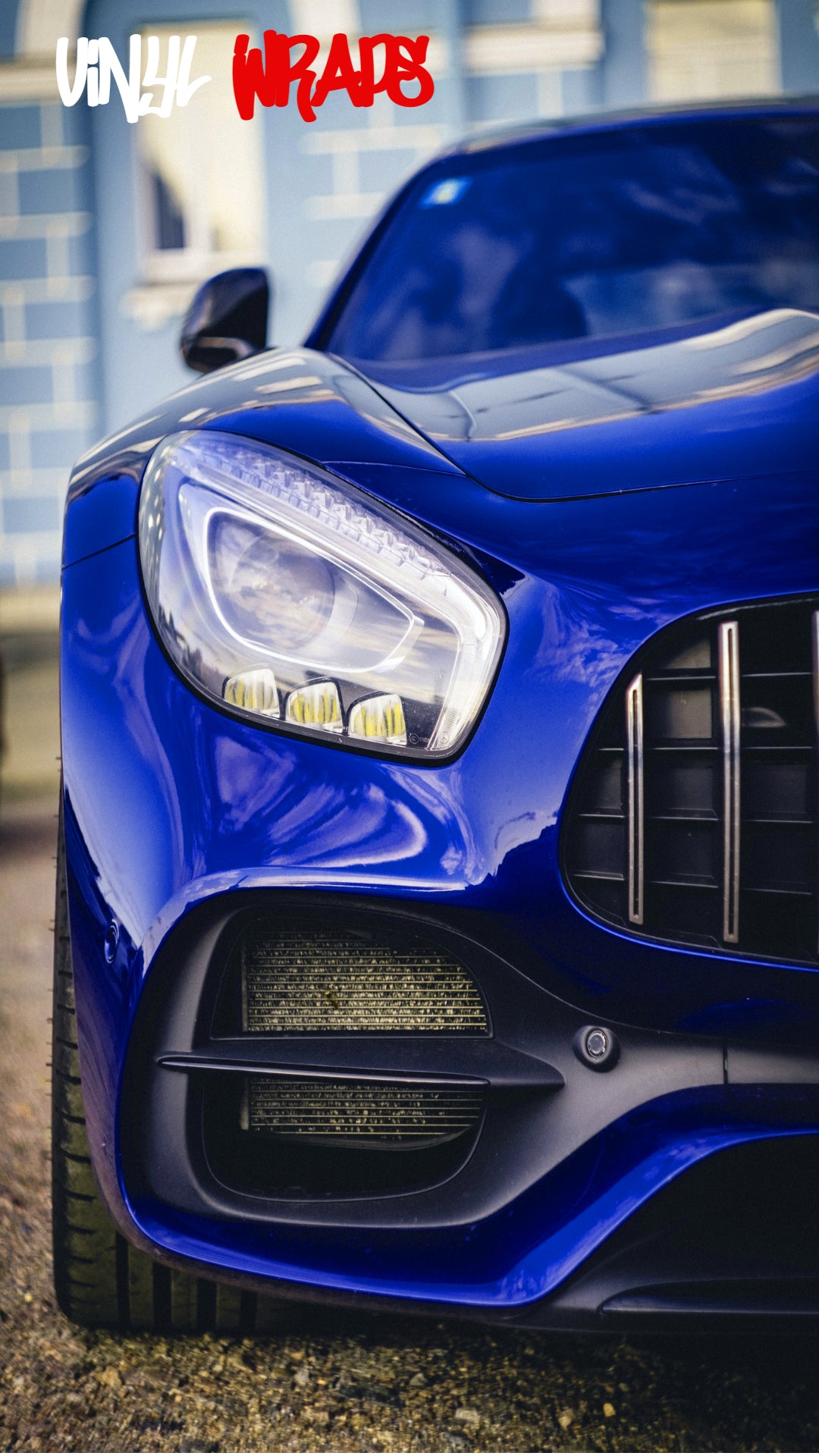 Candy Dark Blue Vinyl Wrap