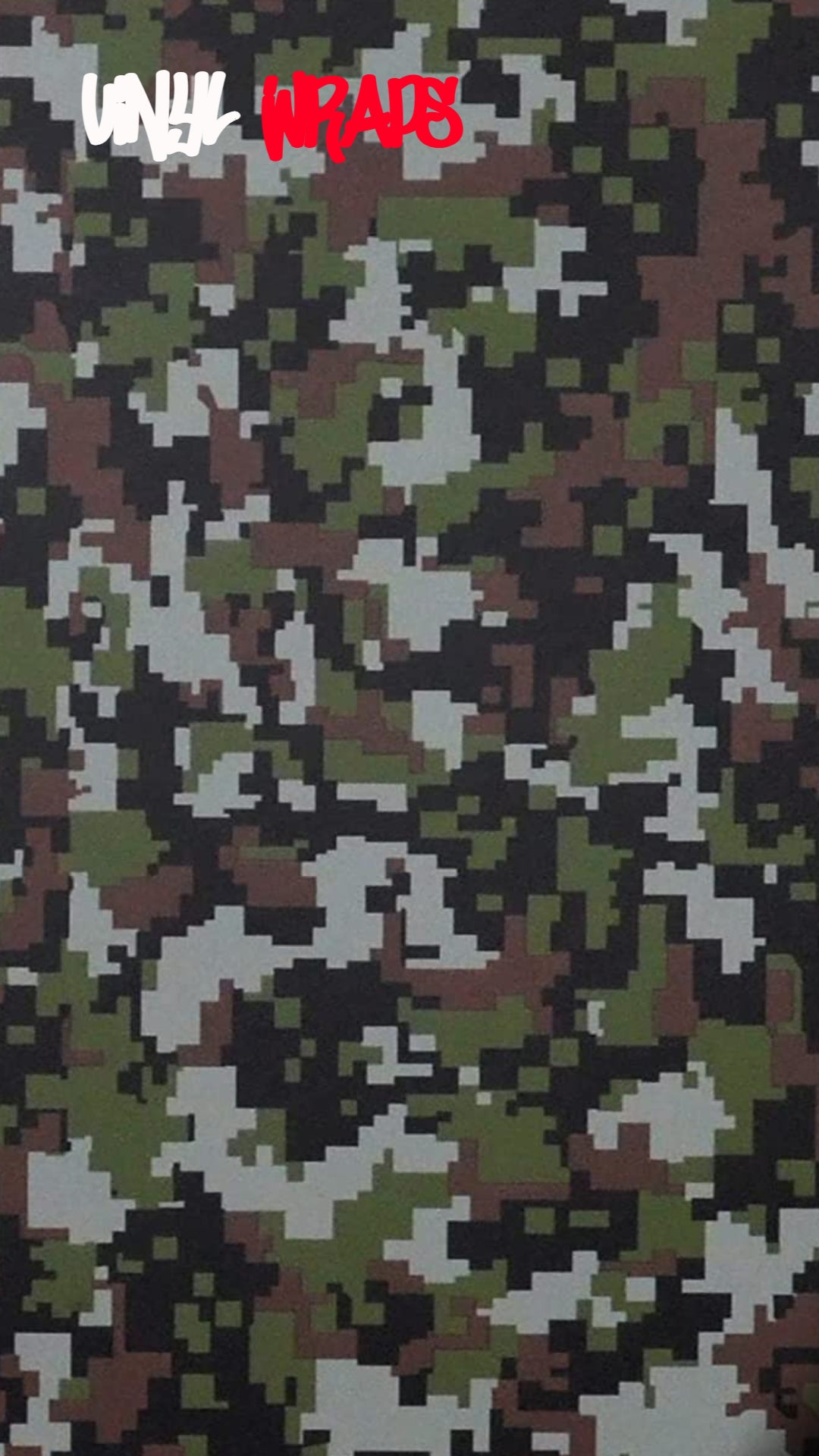 Digital Army Camo Vinyl Wrap