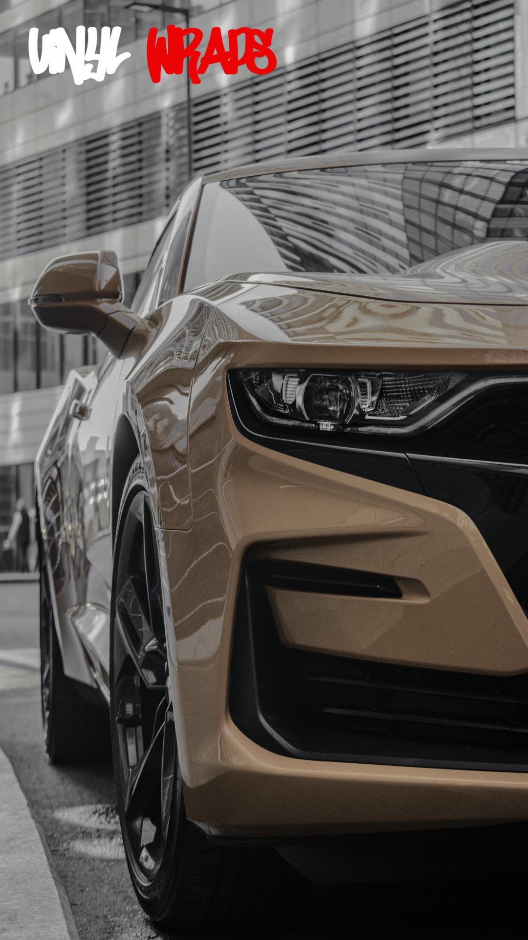 Gloss AMG Sand Beige Vinyl Wrap