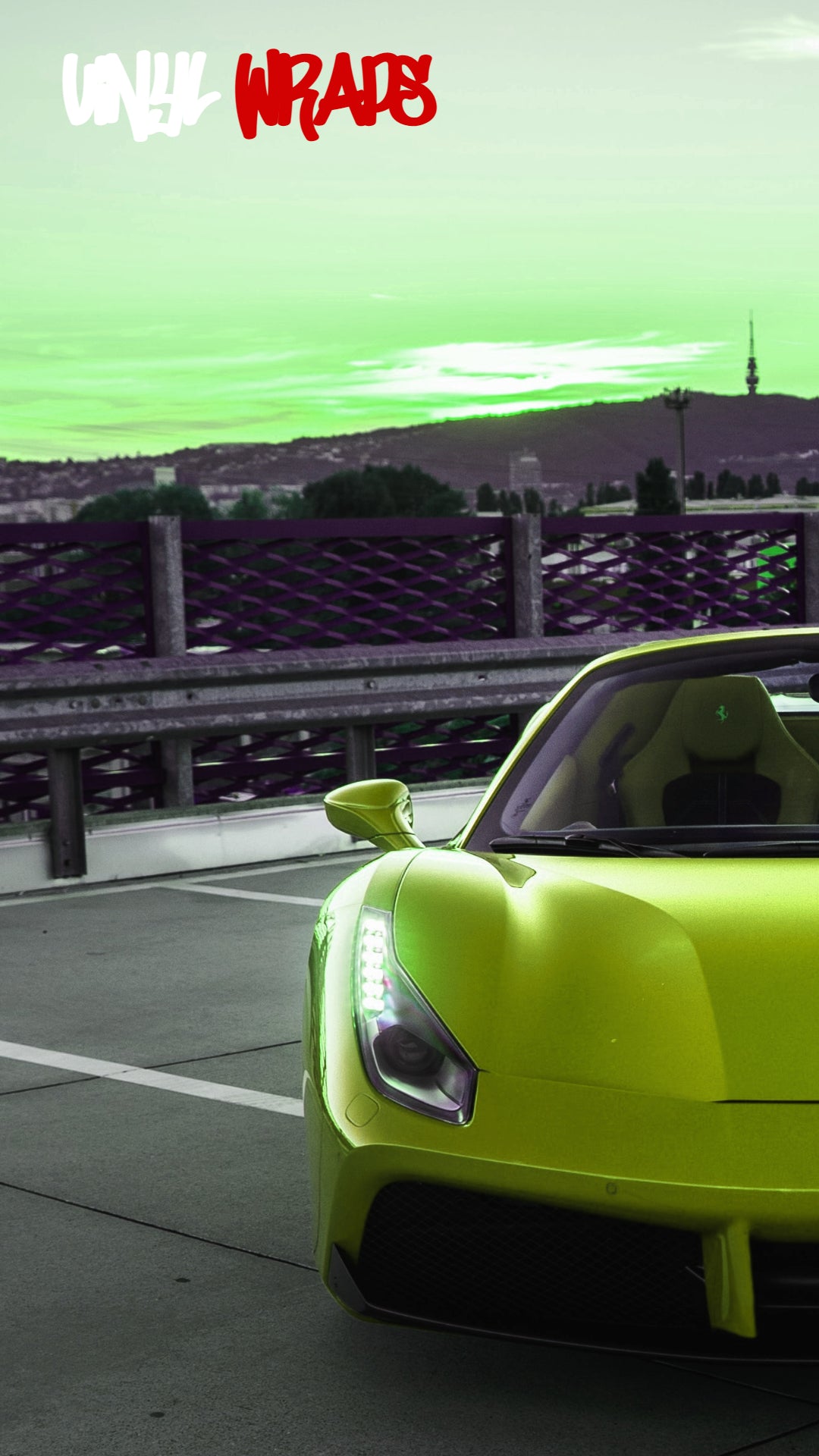 Metallic Lime Green Vinyl Wrap