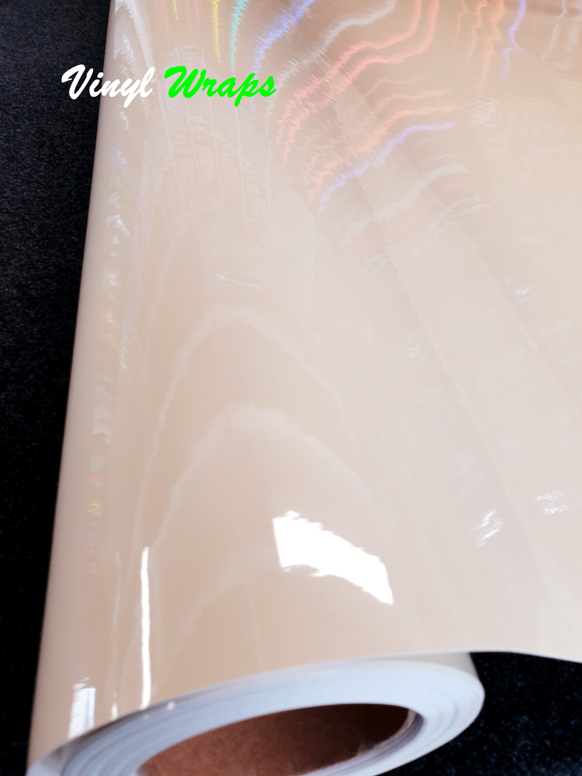 Gloss Ivory Creme Vinyl Wrap