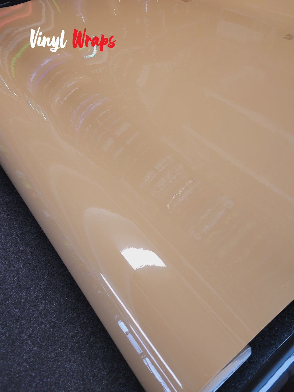 Gloss AMG Sand Beige Vinyl Wrap