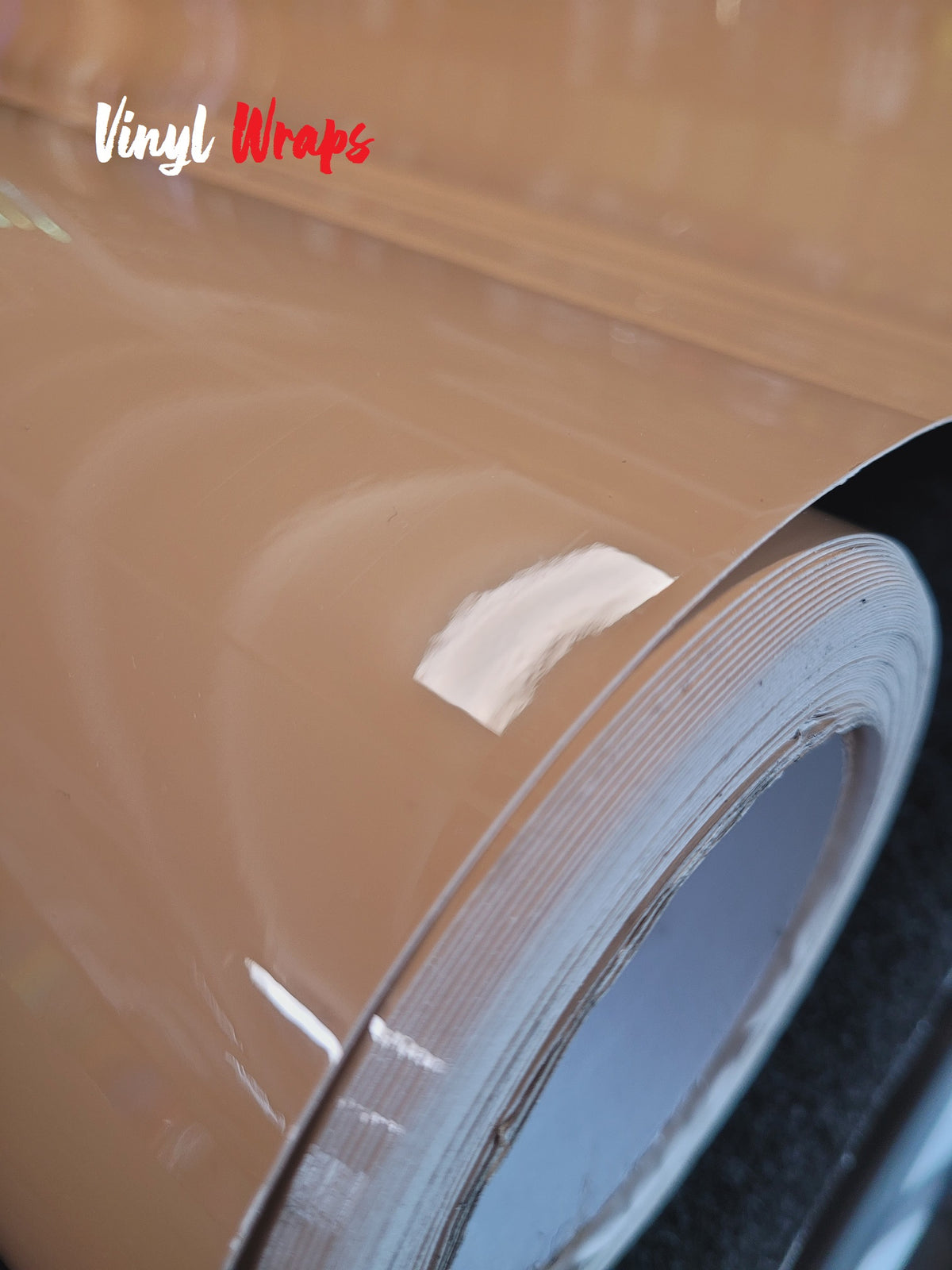 Gloss AMG Sand Beige Vinyl Wrap