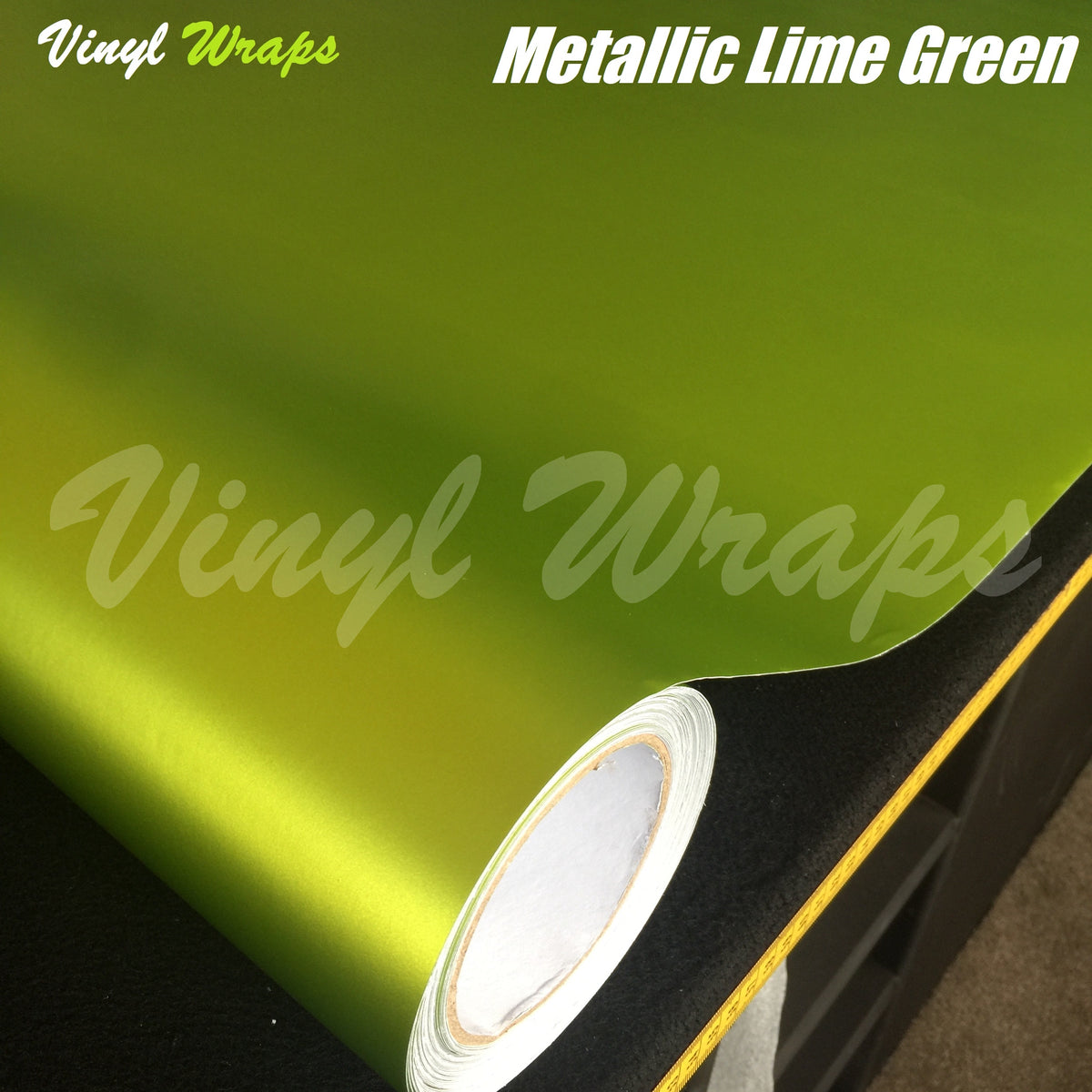 Metallic Lime Green Vinyl Wrap