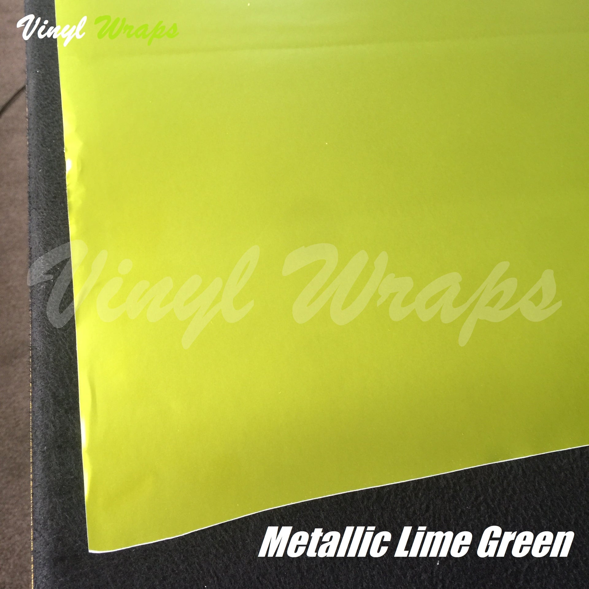 Metallic Lime Green Vinyl Wrap