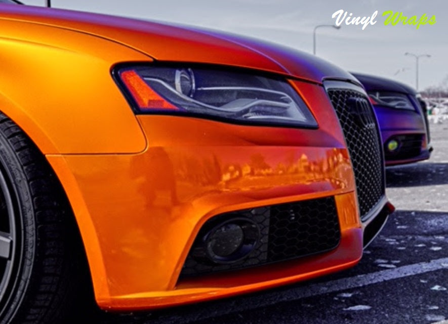 Candy Fiery Orange Vinyl Wrap