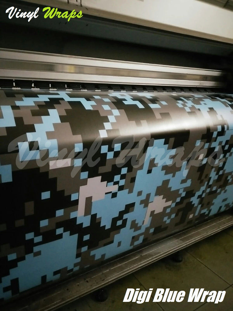 Digital Blue Camo Vinyl Wrap – vinylwraps