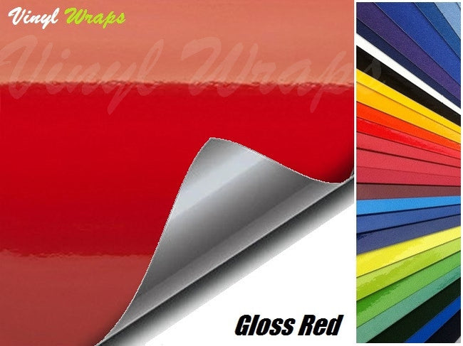 Gloss Red Vinyl Wrap