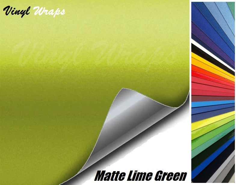 Matte Lime Green Vinyl Wrap