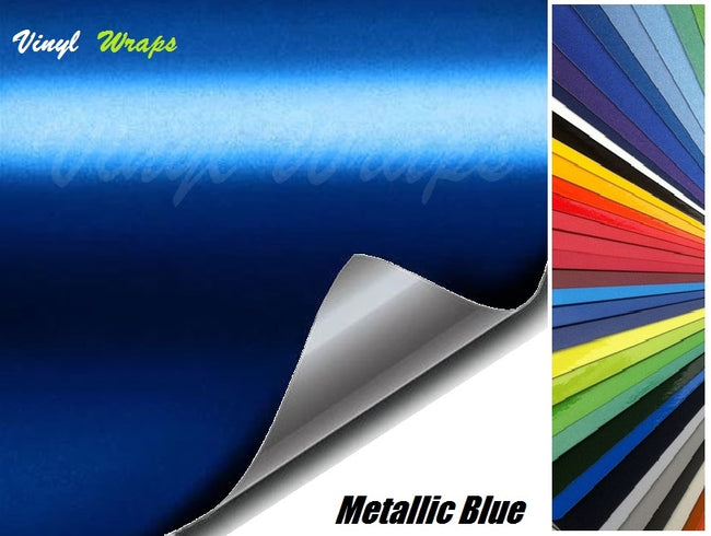 Metallic Blue Vinyl Wrap
